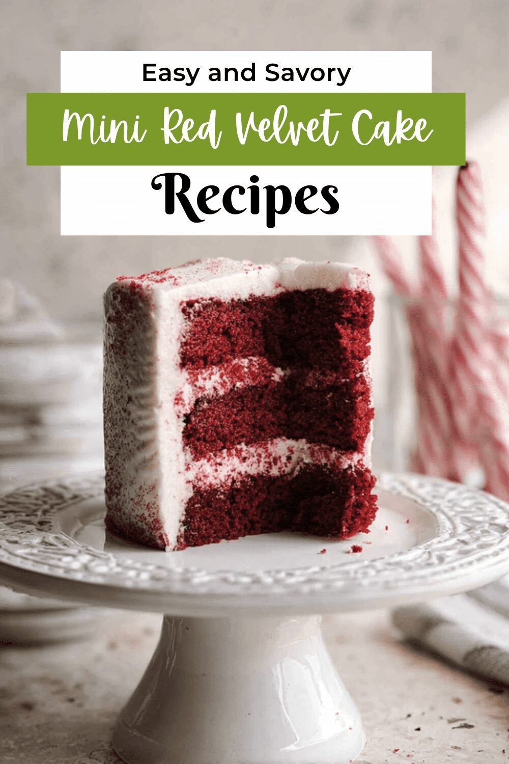 Mini Red Velvet Cake Recipe With Cream Cheese Frosting