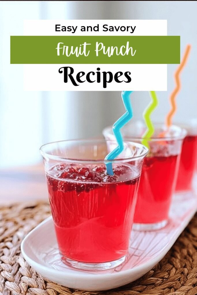 Fruit Punch Recipe With Fresh Fruit And Sweet Flavors