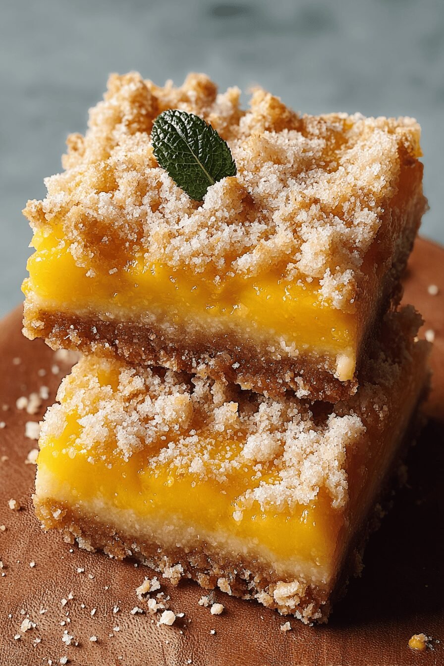 Mango Bars Recipe With Coconut Oatmeal Crust 5 Easy Steps