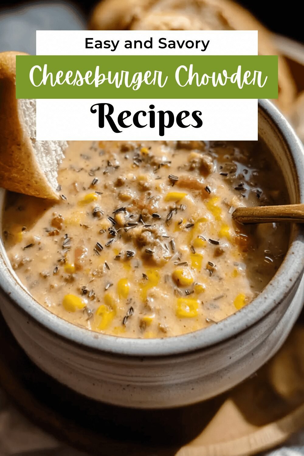 Cheeseburger Chowder Recipe With Creamy Cheese And Beef