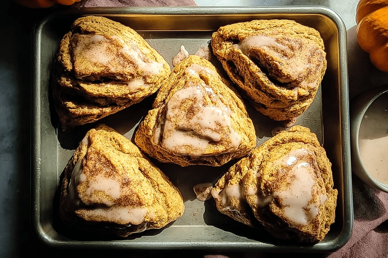 Cinnamon Swirl Pumpkin Scones Recipe With Spiced Autumn Taste