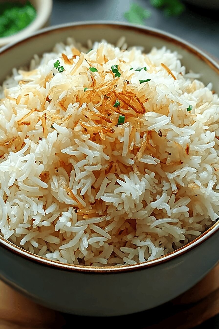 Onion Butter Jasmine Rice Recipe With Savory Golden Flavor
