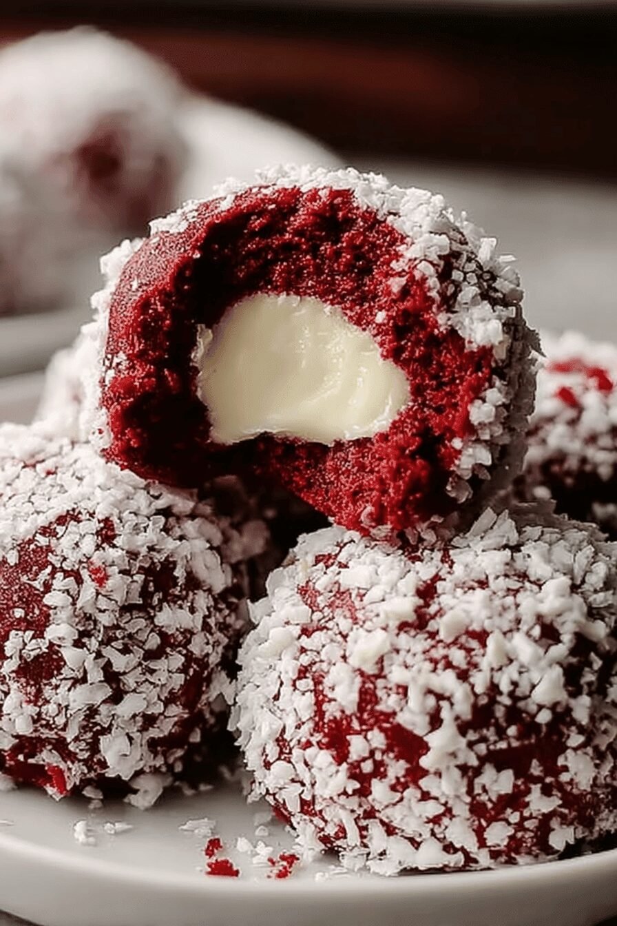 Red Velvet Snowball Cookies Recipe For Soft Buttery Treats