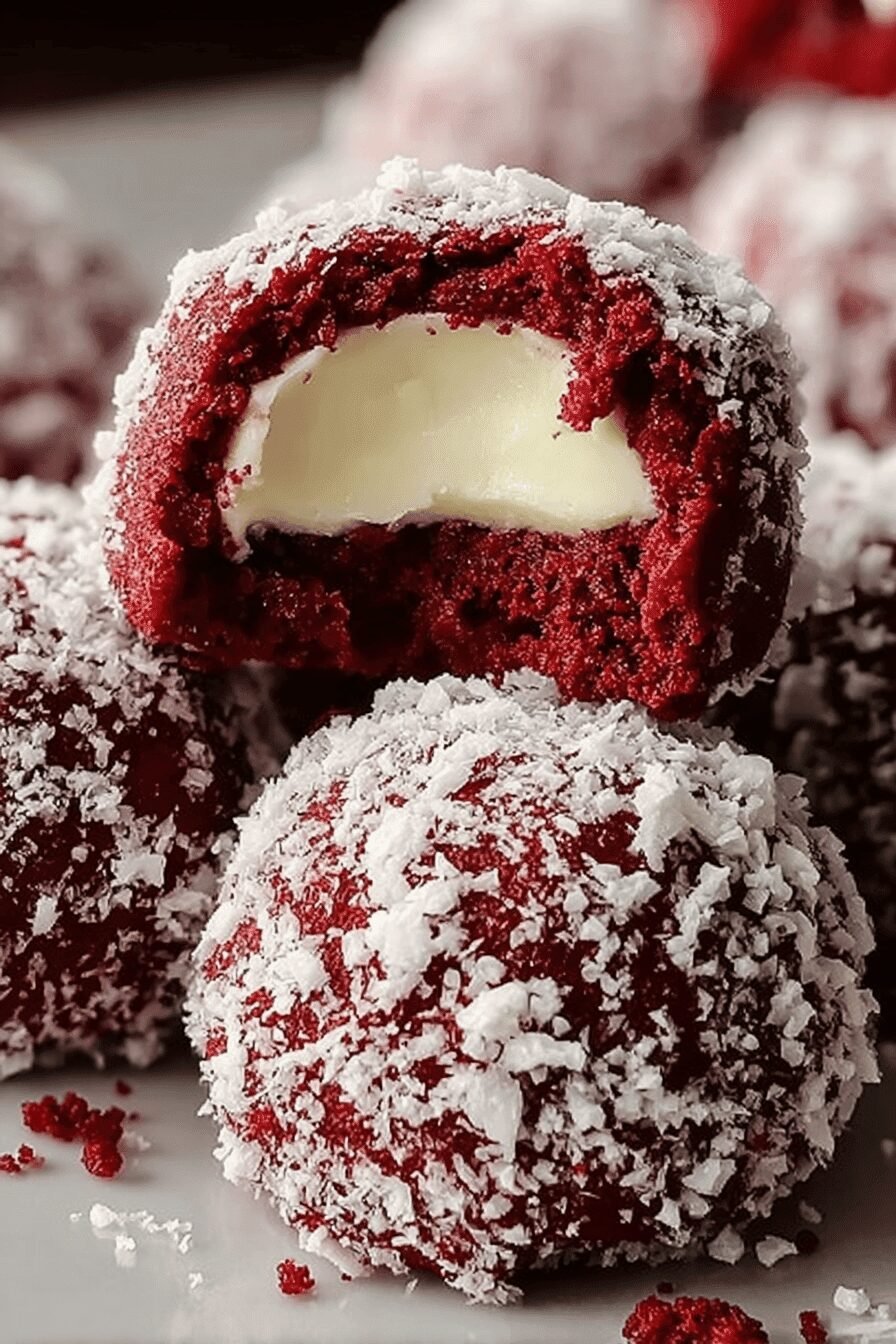 Red Velvet Snowball Cookies Recipe For Soft Buttery Treats