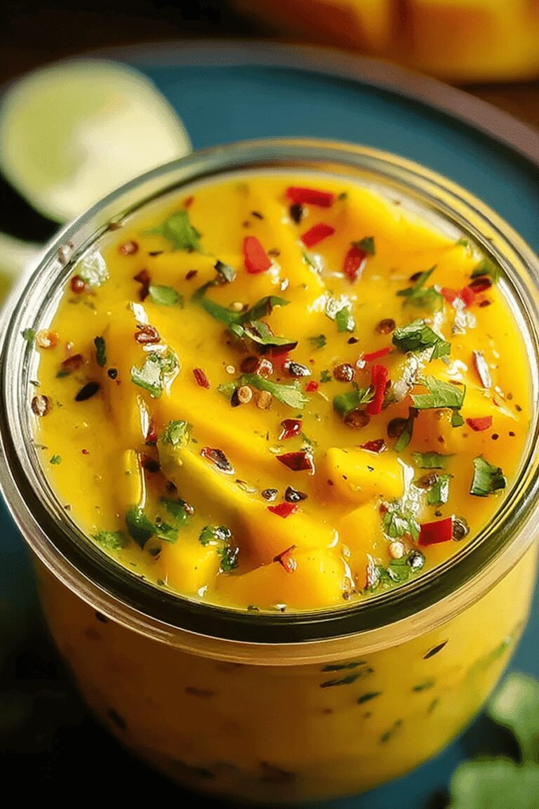 Sweet Spicy Mango Dressing Recipe With Zesty Flavor Boost