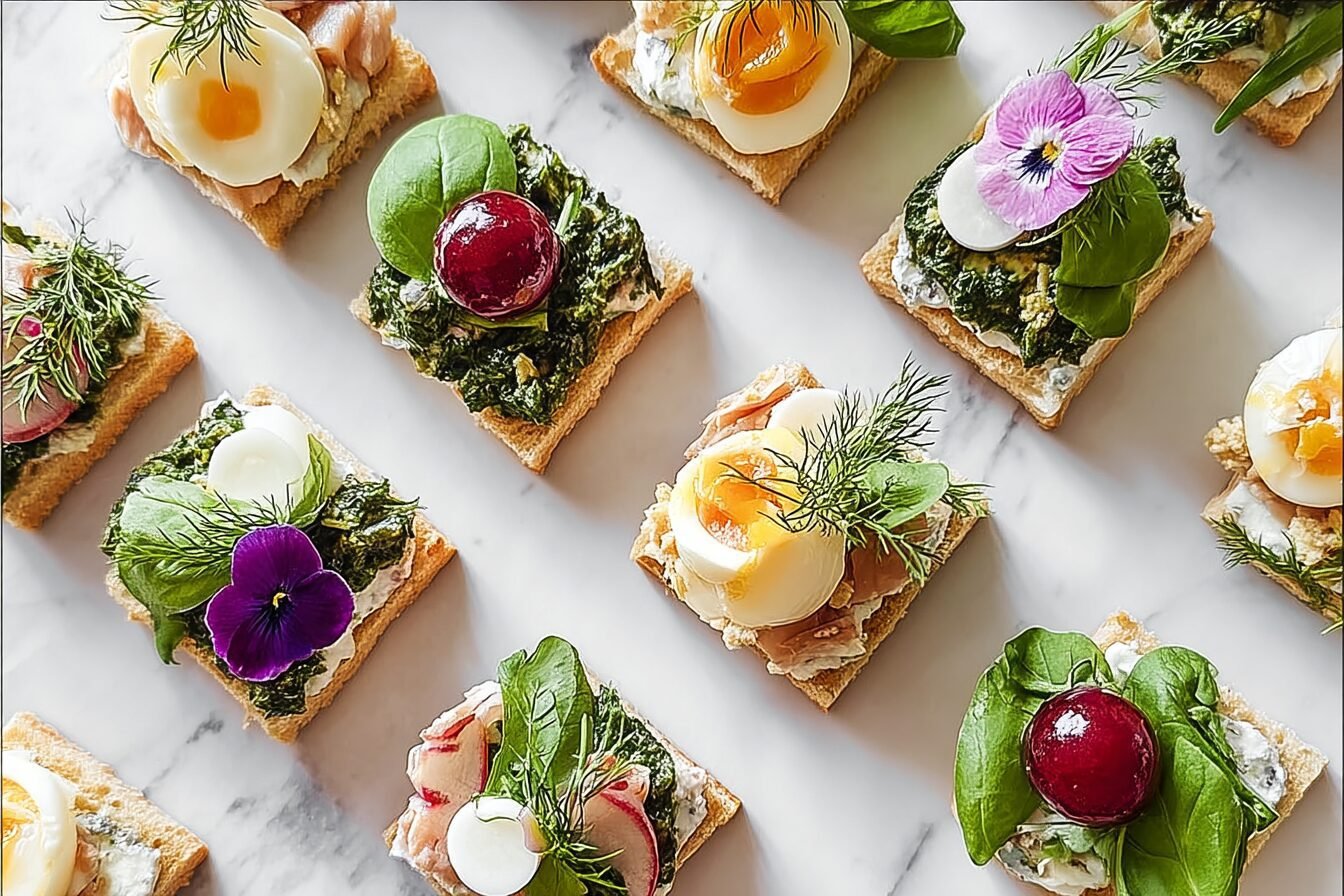 Beautiful Spring Canapes Ideas For Fresh Elegant Bites