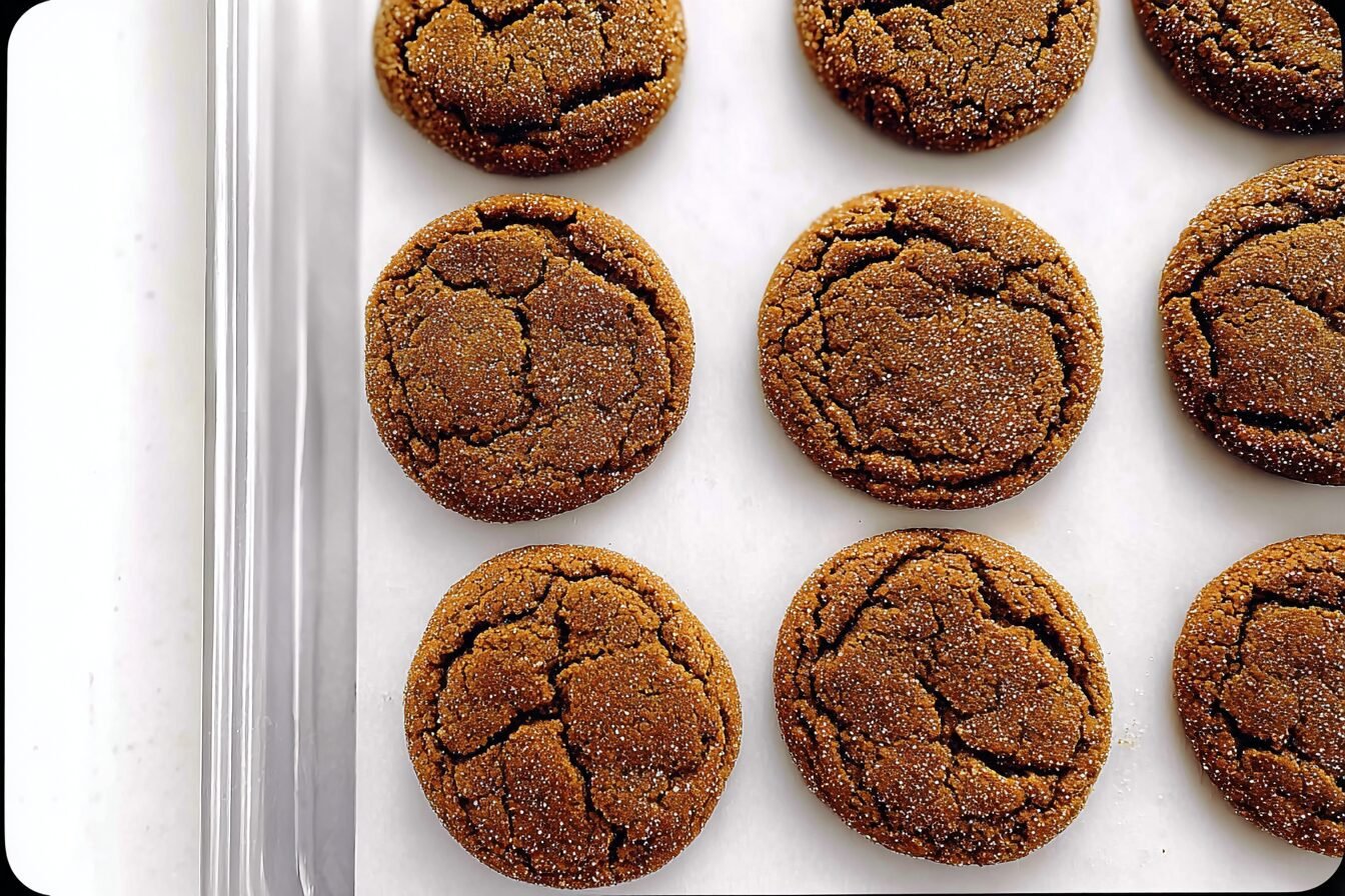 Ginger Molasses Cookies Recipe With Chewy Soft Texture