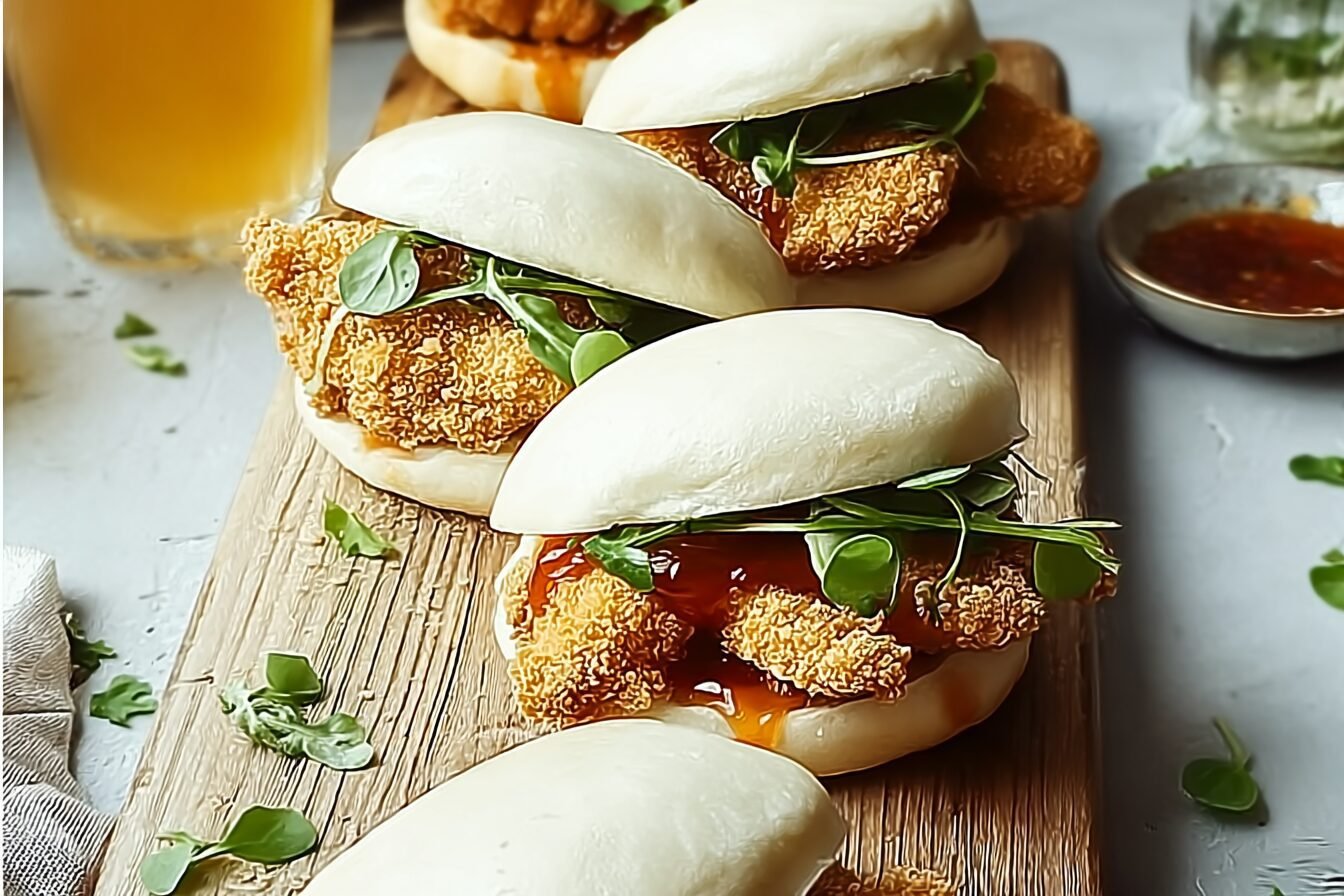 Fried Chicken Buns Recipe With Crispy Flavor And Soft Buns