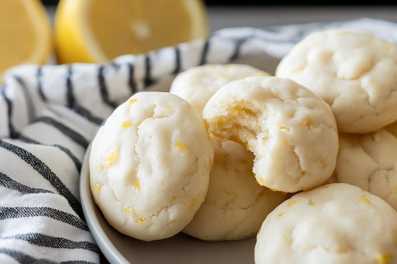 Lemon Melt Away Cookies Recipe For Soft Tangy Bites